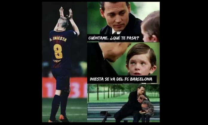 Andrés Iniesta: su adiós al Barcelona generó estos memes | América Deportes