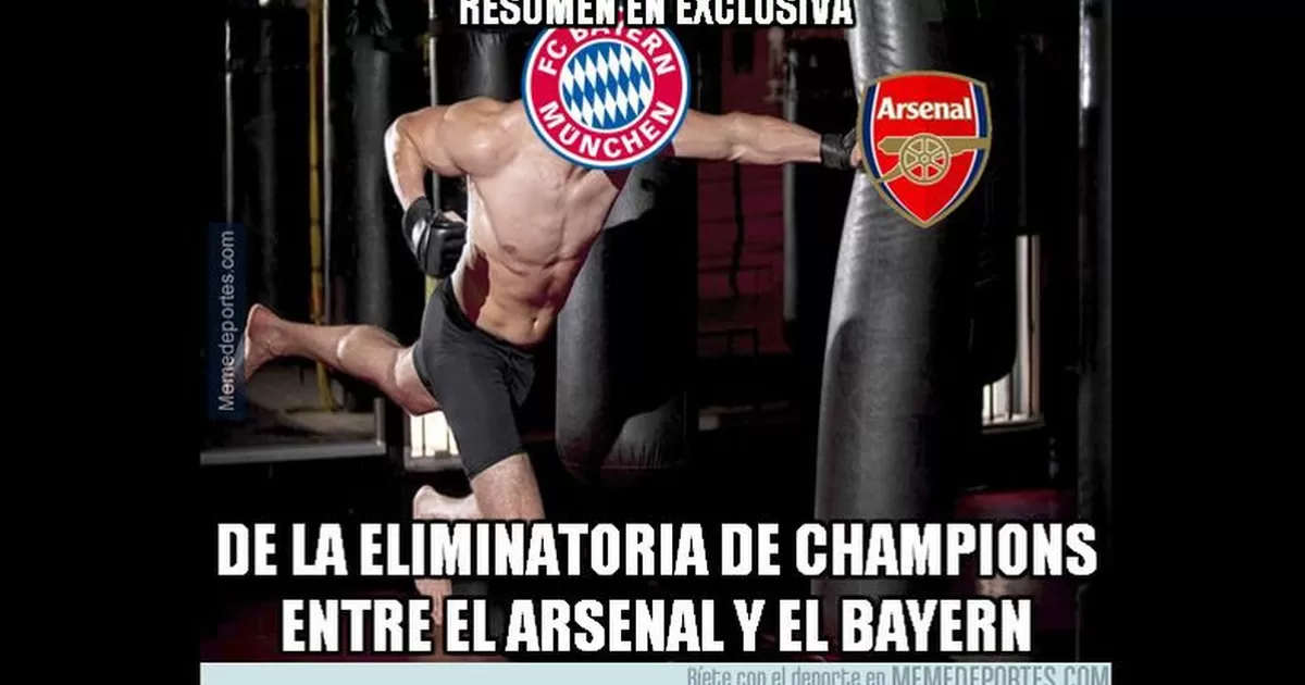 Los divertidos memes de la goleada del Bayern Munich sobre Arsenal ...