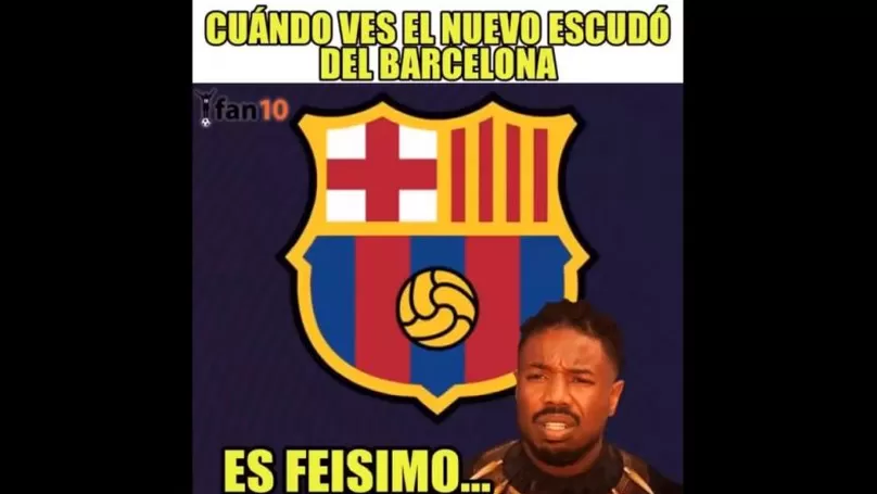 Barcelona generó estos memes tras presentar un escudo modificado ...