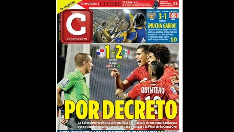 Copa De Oro Prensa Mexicana Pide Perdón A Panamá Por Polémico Penal