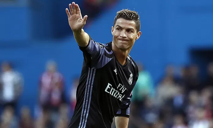 Cristiano mandó a callar a los hinchas del Atlético tras gol de Isco ...
