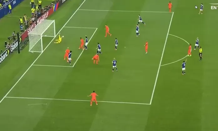 GOL de Países Bajos (Holanda) a Japón: el 1-0 con cabezazo de Virgil ...