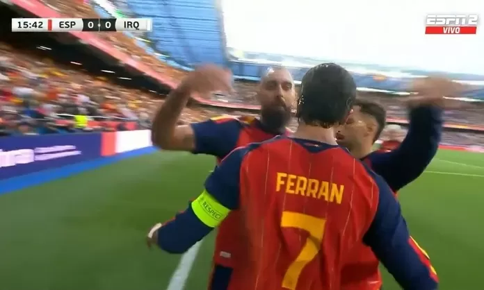 GOL de España vs Irak: Ferrán Torres marca el 1-0 amistoso ...