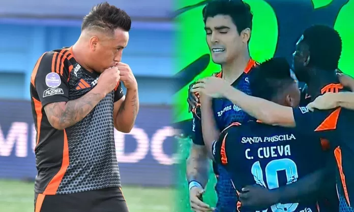 Goles de Christian Cueva y Alfonso Barco en goleada de Emelec | América ...