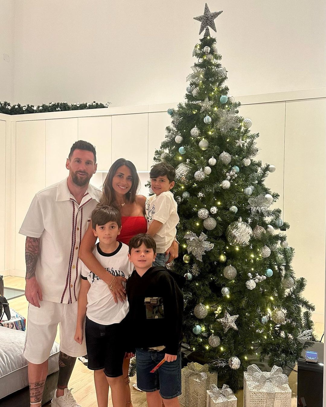 Lionel Messi celebró su primera Navidad como campeón del mundo [VIDEO ...