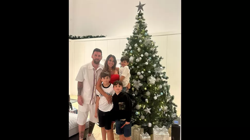 Lionel Messi celebró su primera Navidad como campeón del mundo ...