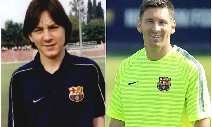 Lionel Messi cumple 14 años en el Barcelona y mostró algo histórico ...