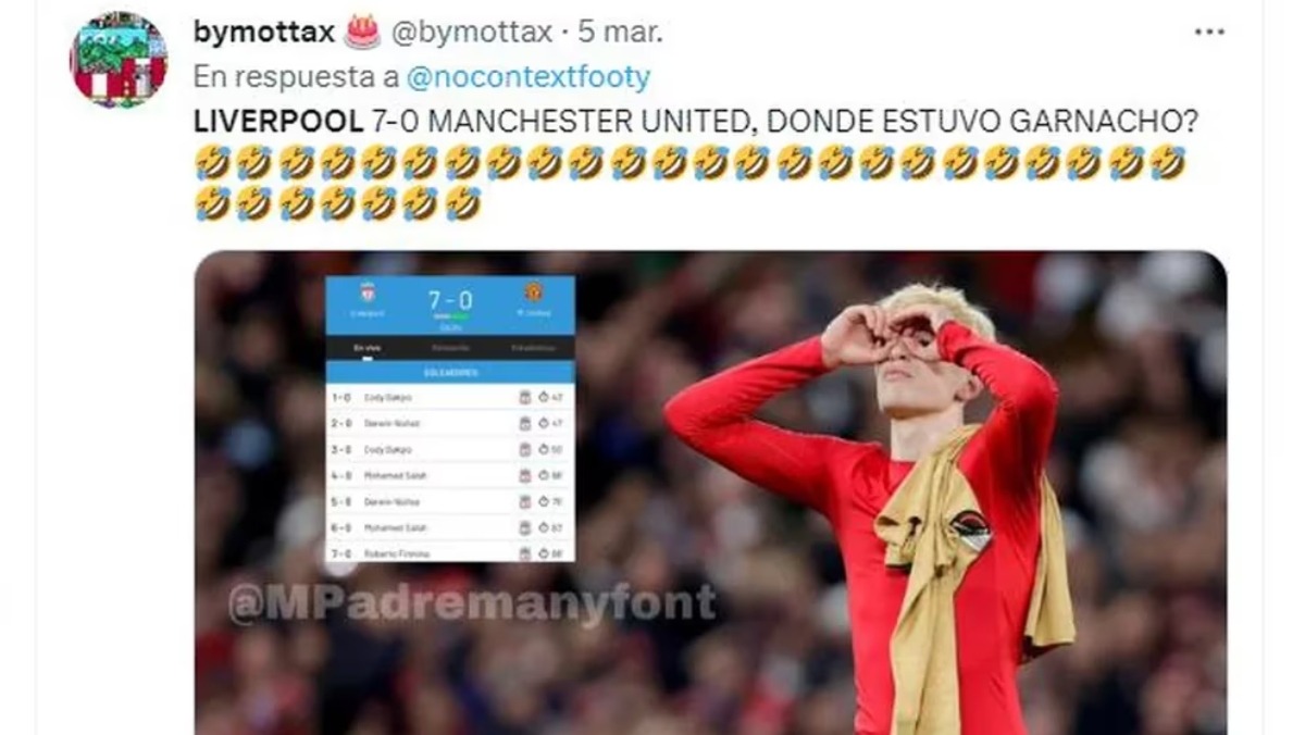 ¡Goleada histórica! Los memes del triunfo 7-0 de Liverpool ante ...