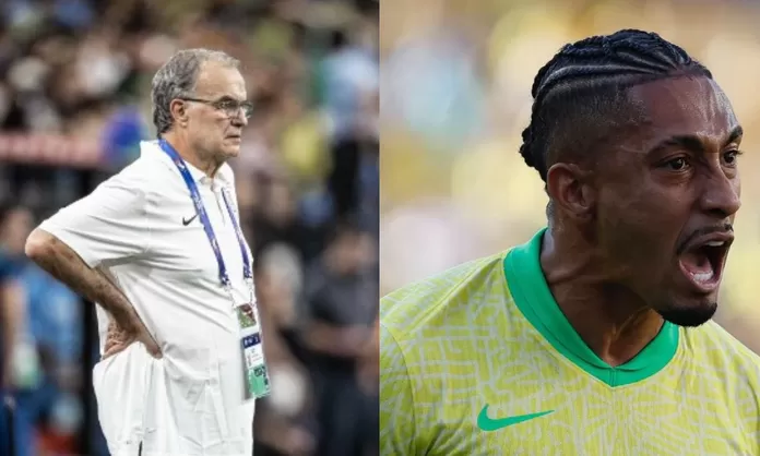 Bielsa y el gesto con Raphinha tras eliminar a Brasil | América Deportes