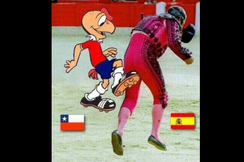 Los memes de Condorito por la victoria de Chile que eliminó a España ...