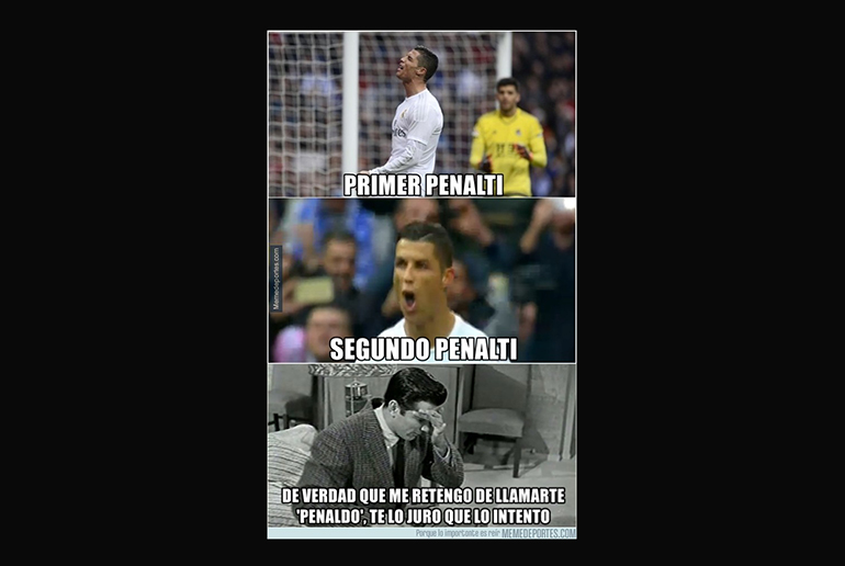 Memes de los penales de Cristiano Ronaldo y la 'ayudita' para el Real ...