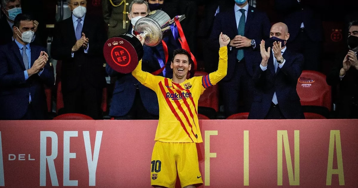 Messi tras levantar la Copa del Rey: "Es muy especial ser el capitán ...