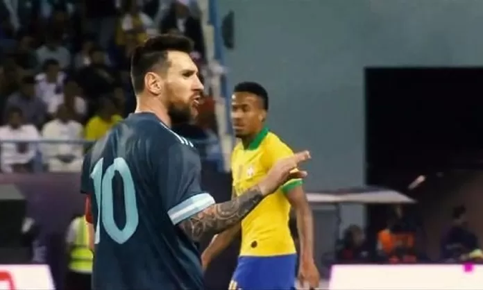 Messi mandó a callar a Tite en medio del superclásico de las Américas ...