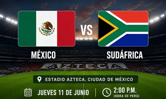 A qué hora juegan México vs. Sudáfrica EN VIVO primer partido por ...