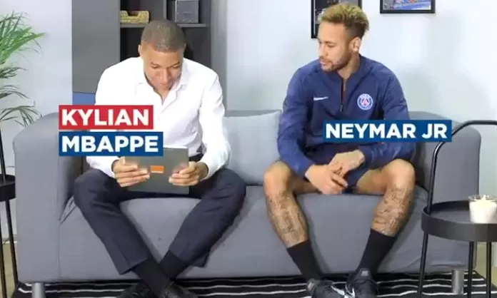 Neymar enseñó a Kylian Mbappé el baile del Fortnite | América Deportes