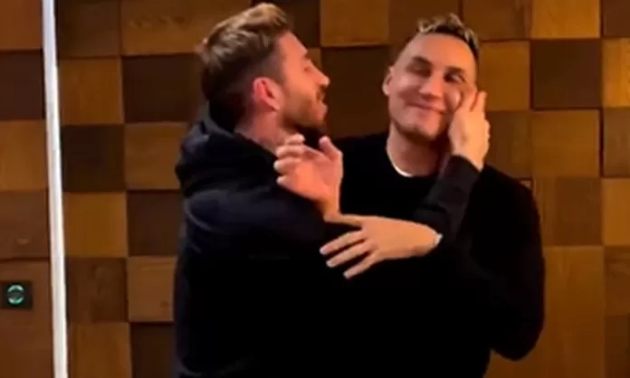 Sergio Ramos despidió a Keylor Navas del PSG entre besos y abrazos ... Sergio Ramos despidió a Keylor Navas del PSG entre besos y abrazos ...