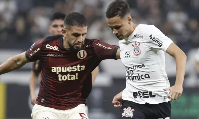 Universitario cayó 1-0 ante Corinthians en el duelo de ida por los ...