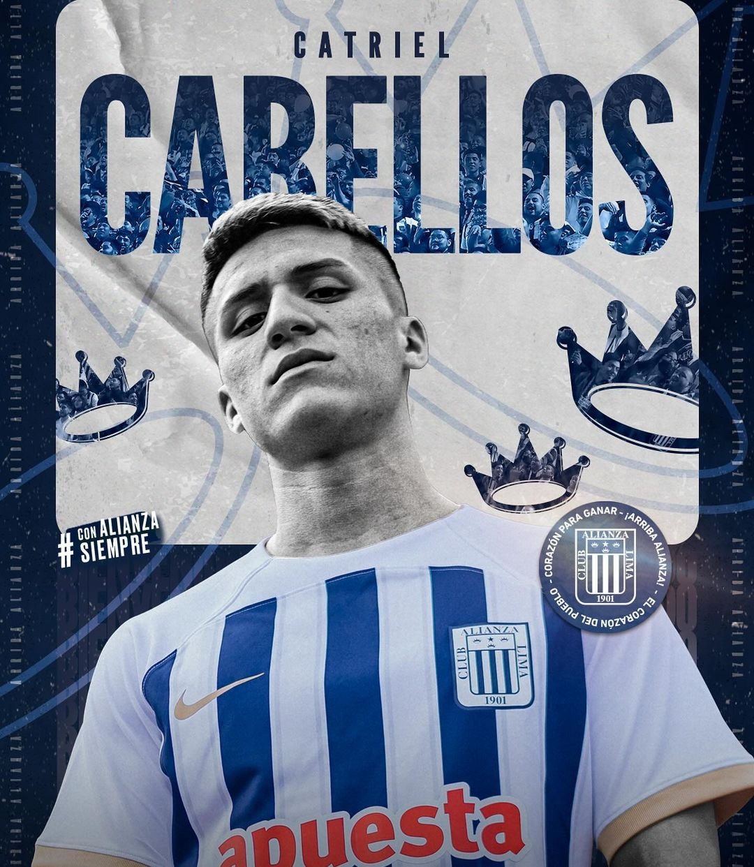 Catriel Cabellos Fue Oficializado Como Nuevo Jugador De Alianza Lima ...