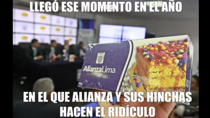 Alianza Lima: se burlan de la presentación de turrones con memes ...