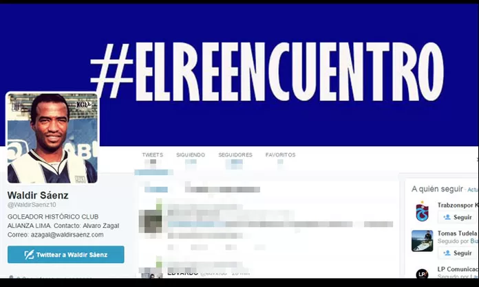 Waldir Sáenz se crea una cuenta en Twitter y sus hinchas lo felicitan ...