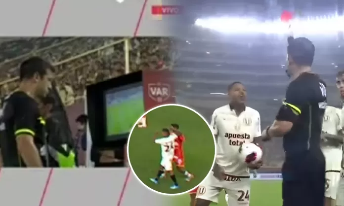 Árbitro y polémica expulsión a Andy Polo al revisar el VAR | América ...