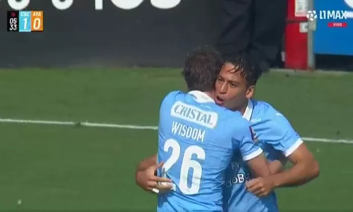 Así fue el gol de Ian Wisdom para el 1-0 de Sporting Cristal | América ...