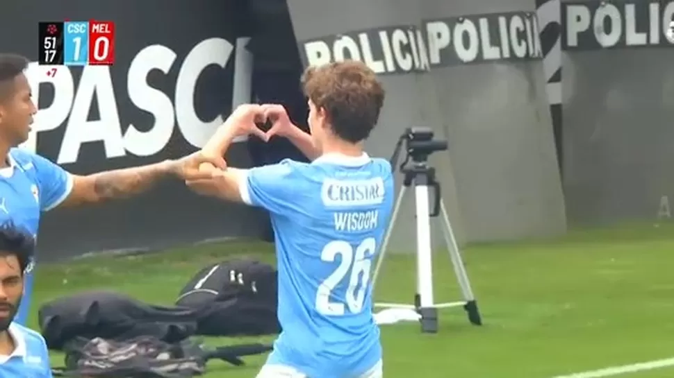 Así fue el gol de Wisdom para 1-0 de Cristal sobre Melgar | América ...