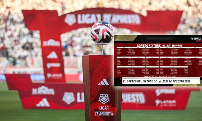 Así quedó el Fixture del Torneo Apertura 2026 de Liga1 Te Apuesto ...