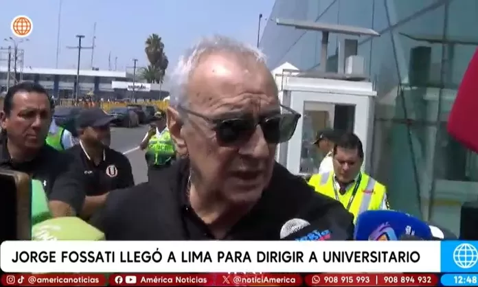 La primera declaración de Fossati como DT de Universitario | América ...
