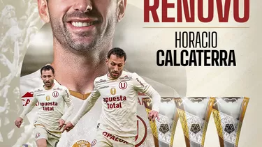 Universitario anunció la renovación de Horacio Calcaterra | América ...