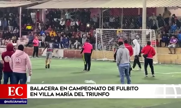 Villa María del Triunfo: Campeonato de fulbito terminó en balacera ...