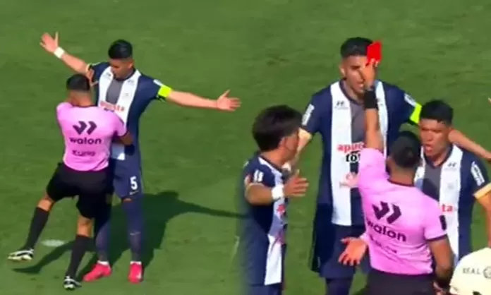 Zambrano expulsado en Alianza Lima por chocar al árbitro | América Deportes
