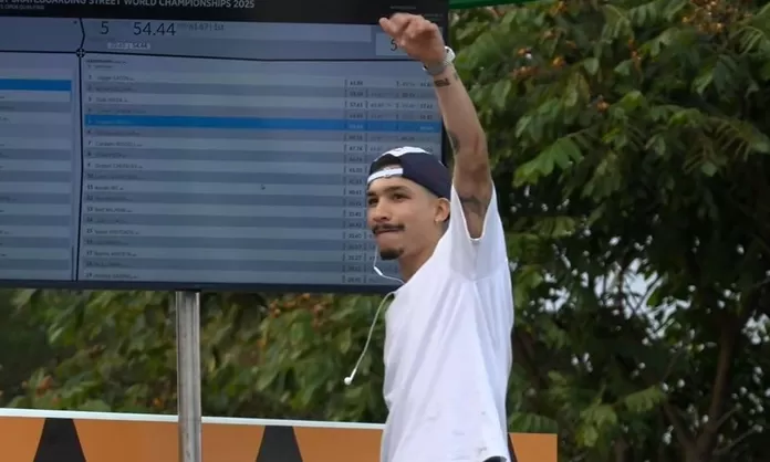 Ángelo Caro es subcampeón en el Mundial de Skateboarding | América Deportes