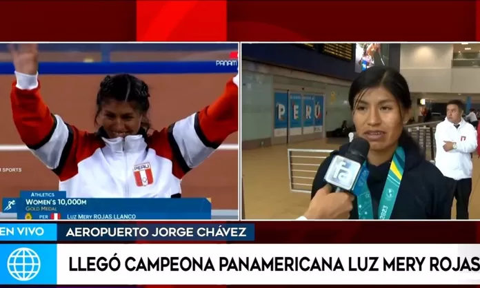 Luz Rojas regresó al Perú con oro panamericano y habló en exclusiva con ...