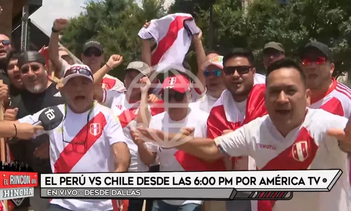 Hinchas peruanos ya viven el Perú vs. Chile en Arlington | América Deportes