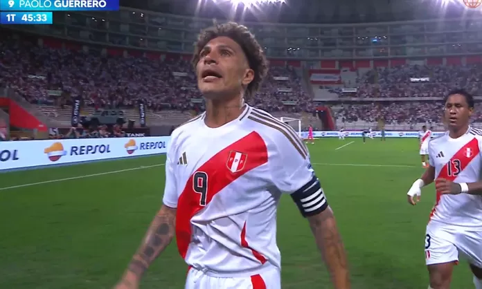 Paolo Guerrero retumbó el Nacional tras anotar 2-0 de Perú | América ...