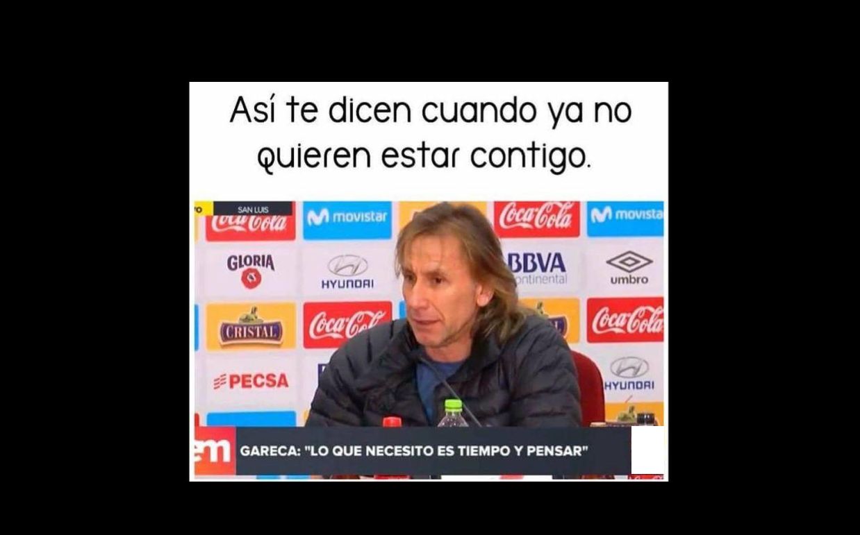 Ricardo Gareca pidió tiempo a la FPF y generó una ola de memes ...