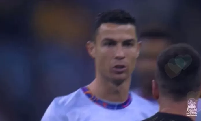 Cristiano Ronaldo y Lionel Messi se saludaron así en el PSG vs. Riyadh ...