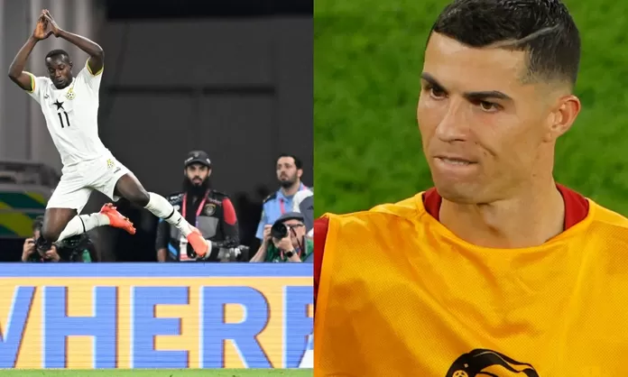 El 'Siuuuu' de Bukari ante Portugal y la reacción de Cristiano ... El 'Siuuuu' de Bukari ante Portugal y la reacción de Cristiano ...
