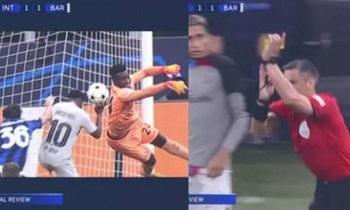 Inter vs. Barcelona: VAR anuló el gol de Pedri por mano de Ansu Fati ...